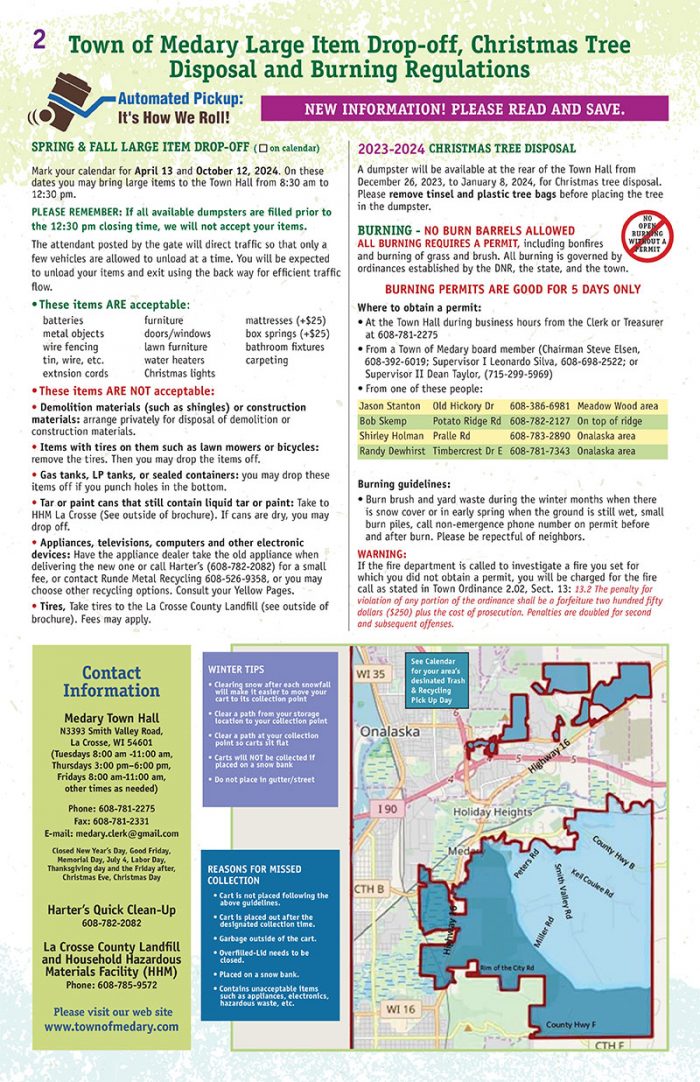Town of Medary | Recycling